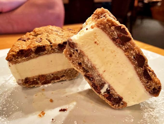 The ice cream sandwich that launched a thousand return visits &ndash; cookie meets cream in a nostalgic yet sophisticated finale.