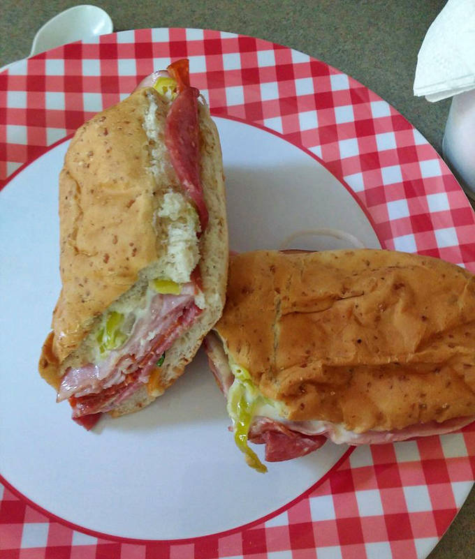 The Italian hoagie &ndash; a carefully engineered stack of meats, cheese and veggies that makes physics question how something so tall tastes so perfect.
