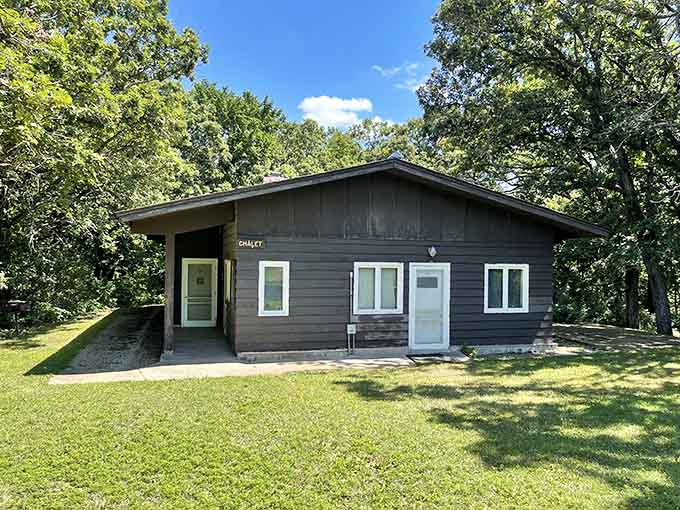 This cabin offers the perfect compromise between roughing it and actually sleeping comfortably, which is really what camping should be.