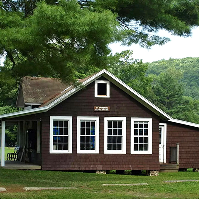 The rustic Lake St. Catherine Nature Center welcomes curious minds to discover the ecological wonders hiding in plain sight.