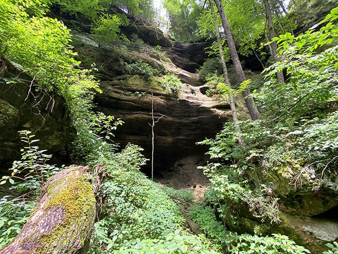 Cathedral ceilings? Please. This natural overhang has been impressing visitors since before cathedral architects were even born.