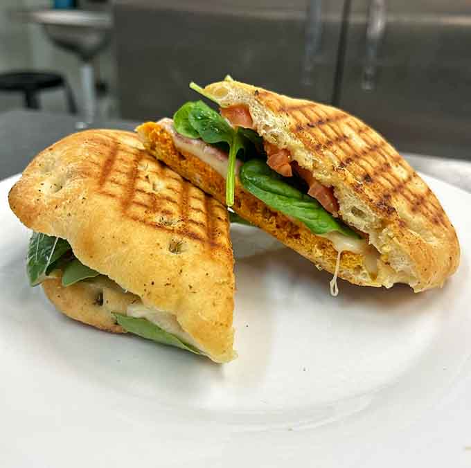 The Tuscan focaccia panini showcases how creative sandwich-making can transform simple ingredients into something memorable and crave-worthy every time.