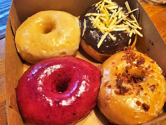 Four distinct personalities sharing one box &ndash; like a dessert version of The Breakfast Club, each with its own delicious story to tell.