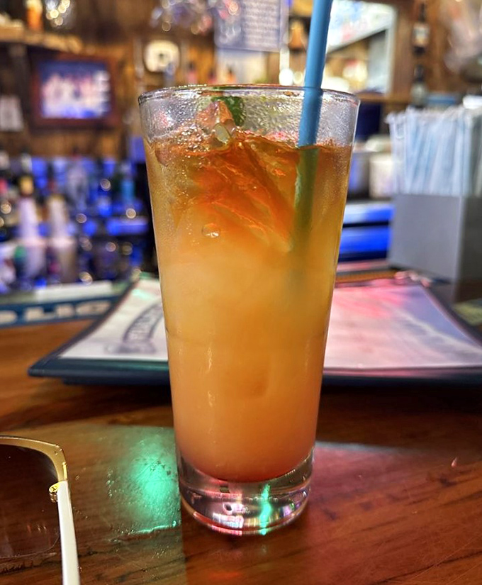 The Planters Punch &ndash; a tropical vacation in a glass that pairs dangerously well with everything on the menu.