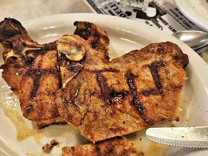 These pork chops have the kind of beautiful grill marks that make other grilled meats jealous &ndash; juicy, tender, and perfectly seasoned.