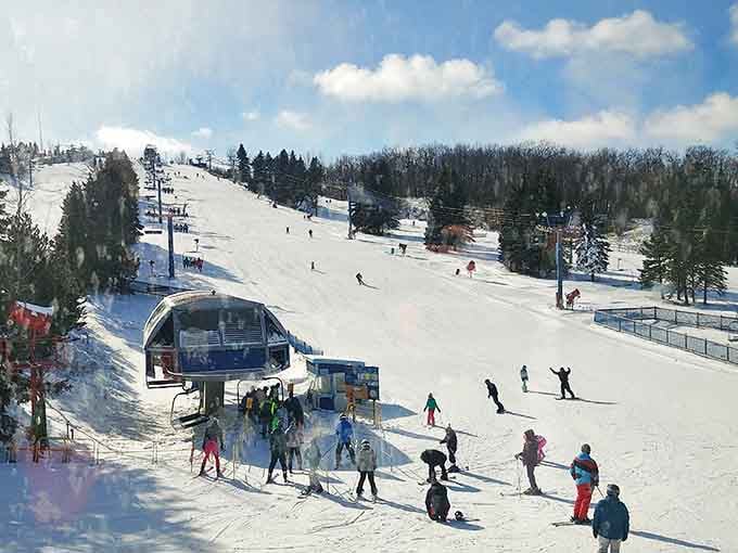 Mt. Holly transforms winter into a playground of possibilities &ndash; proving Michigan's "mountains" can still deliver downhill thrills for all skill levels.