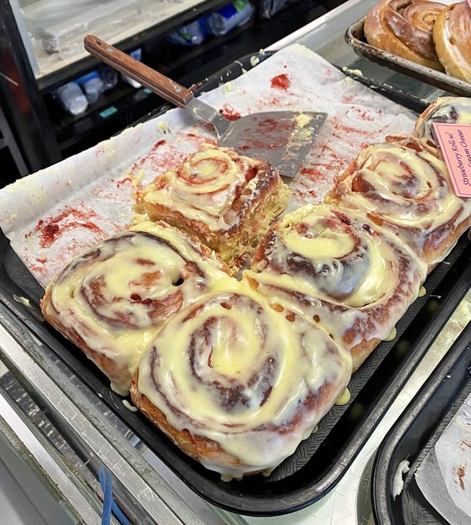 These cinnamon rolls aren't just breakfast, they're an event &ndash; pillowy dough spirals with glaze that somehow finds its way into every delicious crevice.