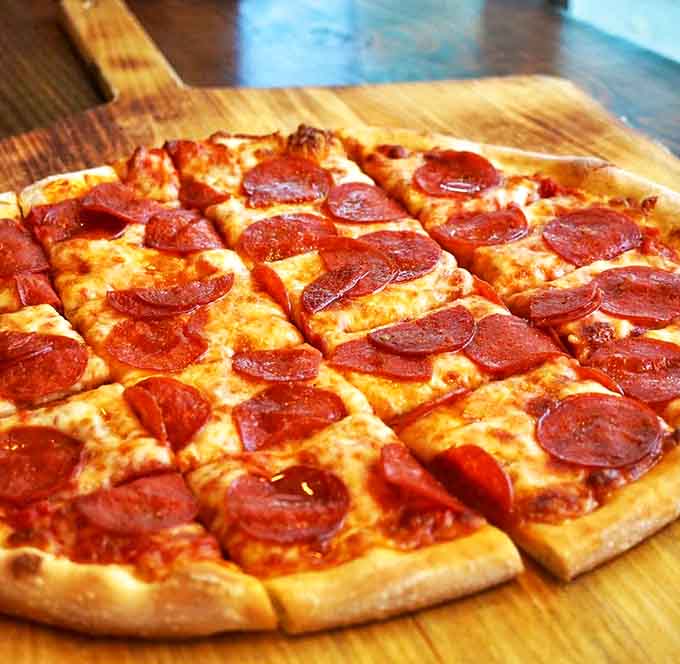 Pepperoni pizza perfection &ndash; each slice a testament to the simple beauty of doing the basics extraordinarily well.