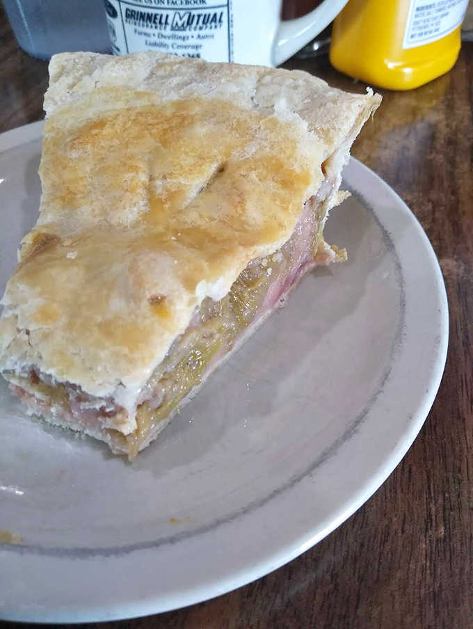 Sugar-free rhubarb pie that proves dietary restrictions don't mean flavor restrictions &ndash; tangy, sweet perfection that seems to defy science.