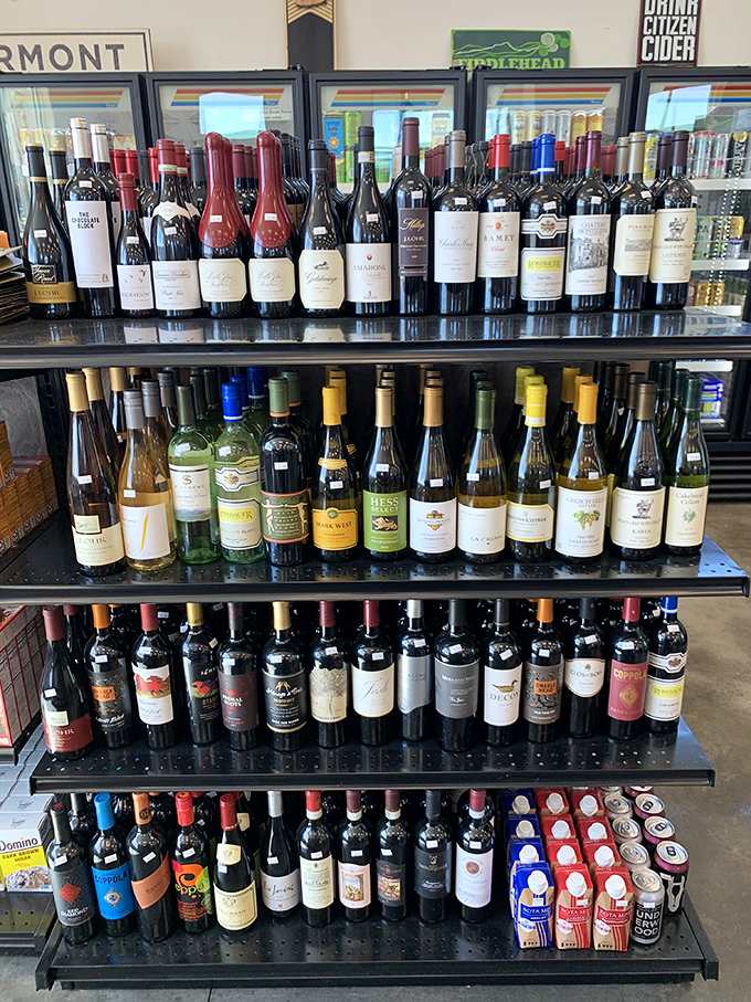 The wine selection rivals big city shops &ndash; carefully curated bottles waiting to transform your Tuesday dinner into a weekend-worthy occasion.