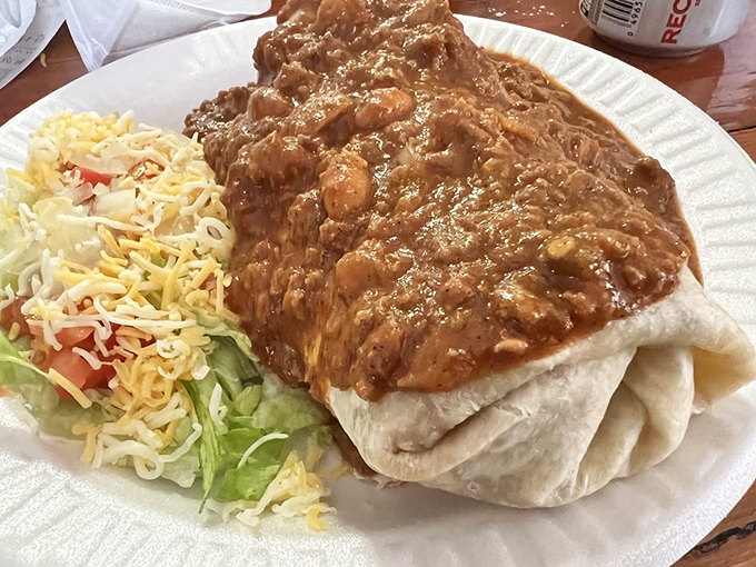 Behold the burrito in all its glory &ndash; substantial without being overwhelming, with fillings that taste like someone's grandmother made them.