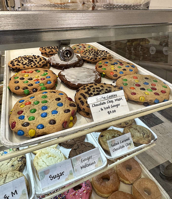 These cookies aren't just big &ndash; they're Midwestern big. The kind of generous that makes you feel like you're at Grandma's house, even if you're just passing through.