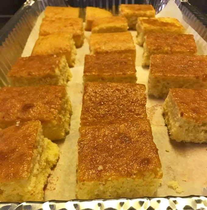 Golden squares of cornbread that strike the perfect balance between sweet and savory &ndash; the unsung hero of any proper barbecue feast.