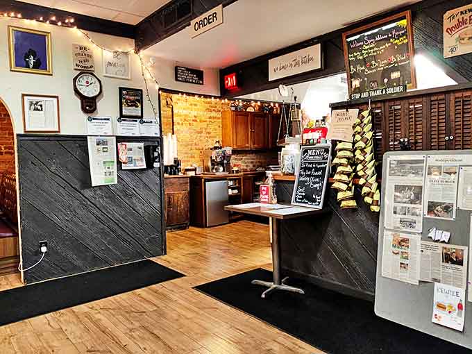 Where the magic happens &ndash; Kewpee's ordering counter offers a front-row seat to the choreographed dance of short-order cooking that's become a disappearing art.