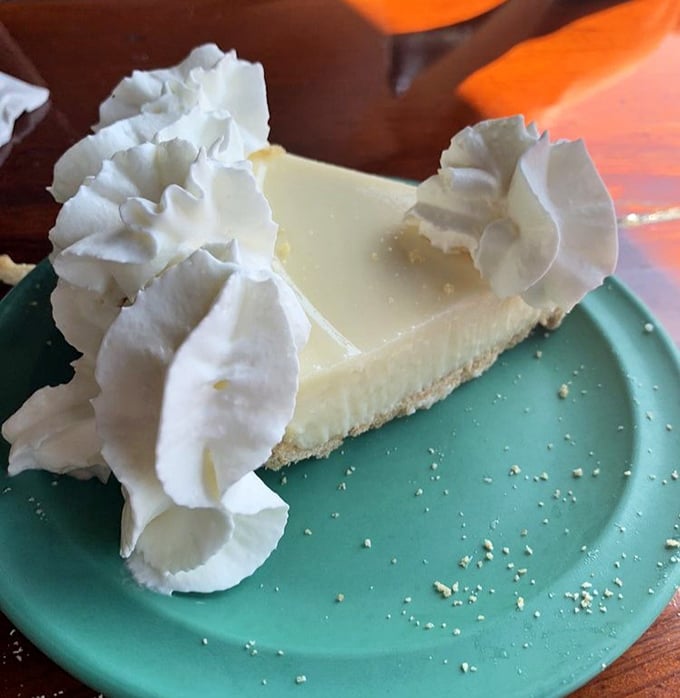 The perfect finale &ndash; a slice of authentic Florida sunshine with just enough tartness to cleanse the palate after all that glorious smokiness.