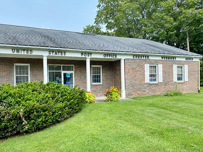 The post office &ndash; where mail moves at the pace of Vermont life and conversations matter more than quick transactions.