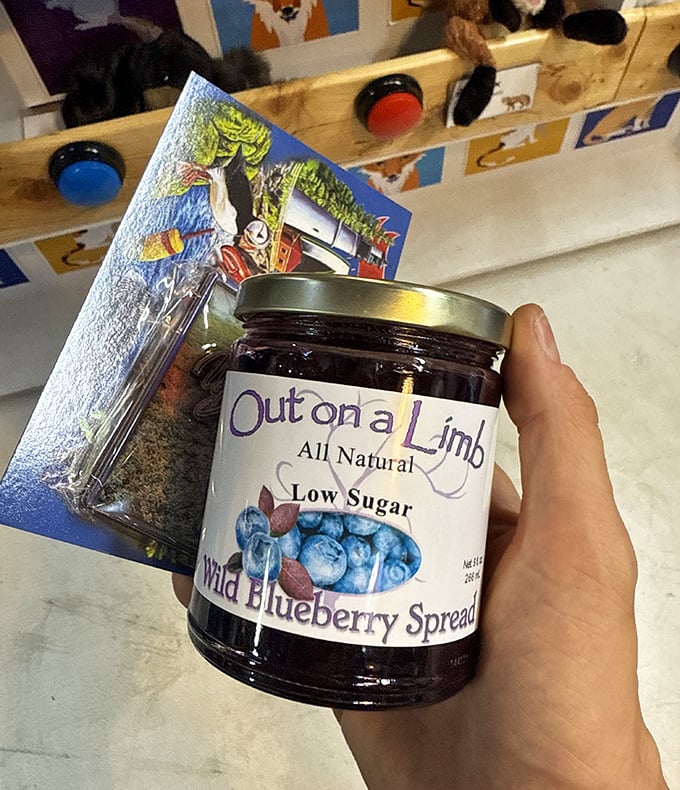 "Out on a Limb" wild blueberry spread promises to revolutionize your breakfast toast with intense berry flavor that grocery store jams can only dream about.