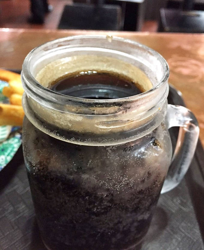Root beer served in a mason jar &ndash; because sometimes the simple pleasures are the most satisfying. Frosty, foamy, and absolutely necessary.