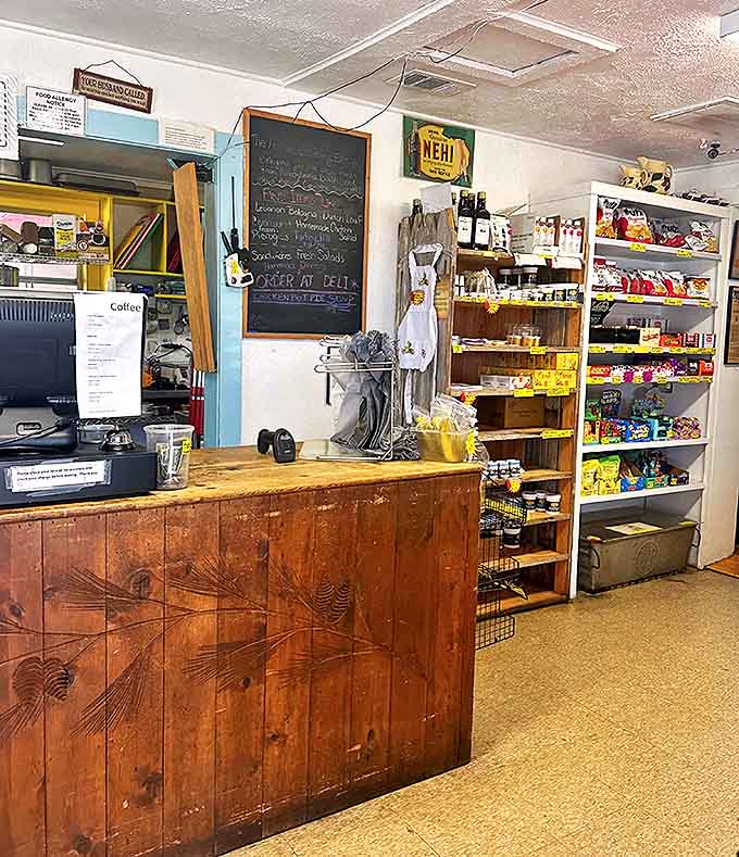 The humble wooden counter where transactions happen but what you're really buying is a taste of tradition that's becoming increasingly rare.