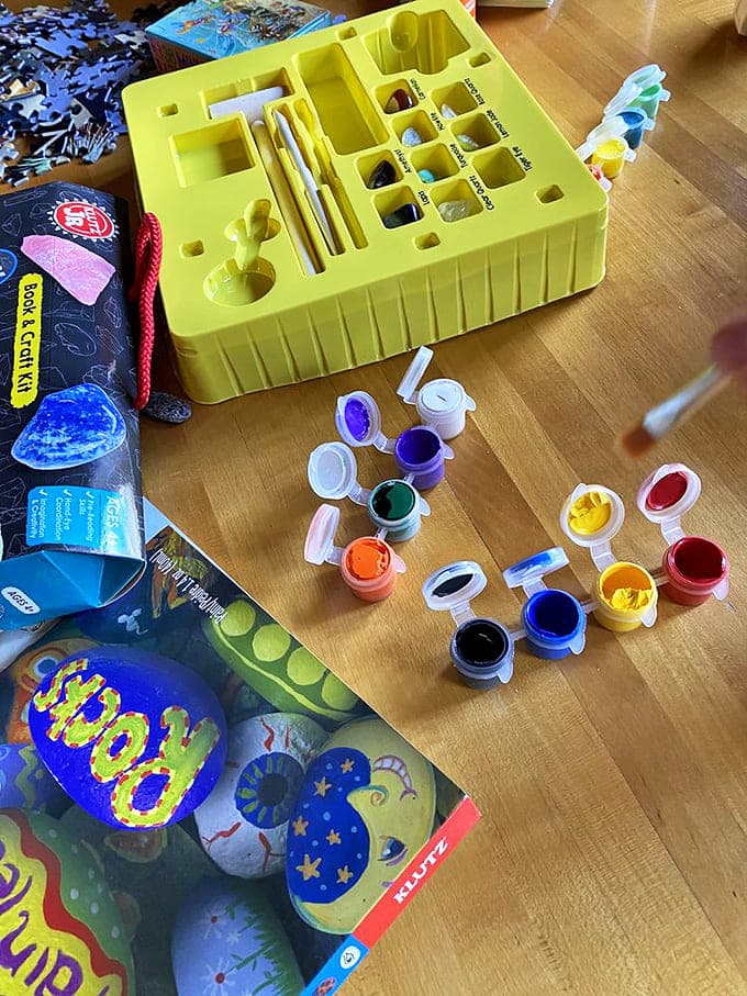 Colorful art kits promise creative adventures beyond the printed page &ndash; perfect for rainy Minnesota afternoons or gift-giving occasions.