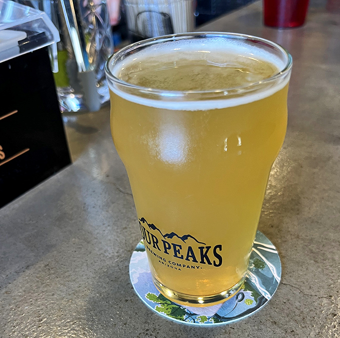 A perfectly poured craft beer &ndash; the ideal companion for burger bliss and conversation that flows as smoothly as the brew.