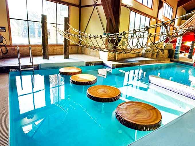 The infamous "Big Foot Pass" &ndash; where kids glide across like nimble forest creatures while adults discover muscles they didn't know existed.