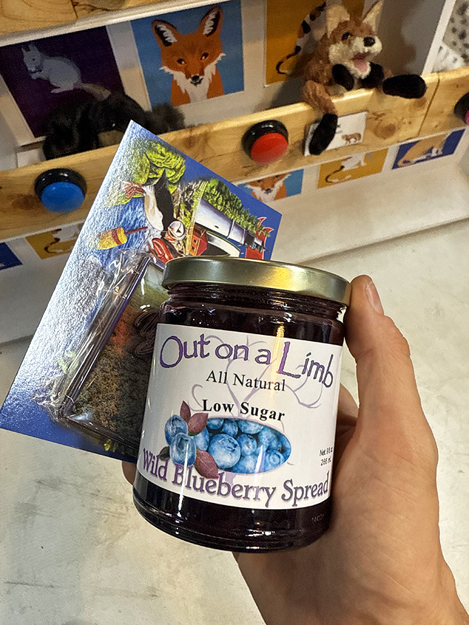 "Out on a Limb" wild blueberry spread captures Maine's summer bounty in a jar, ready to transform ordinary toast into something extraordinary.