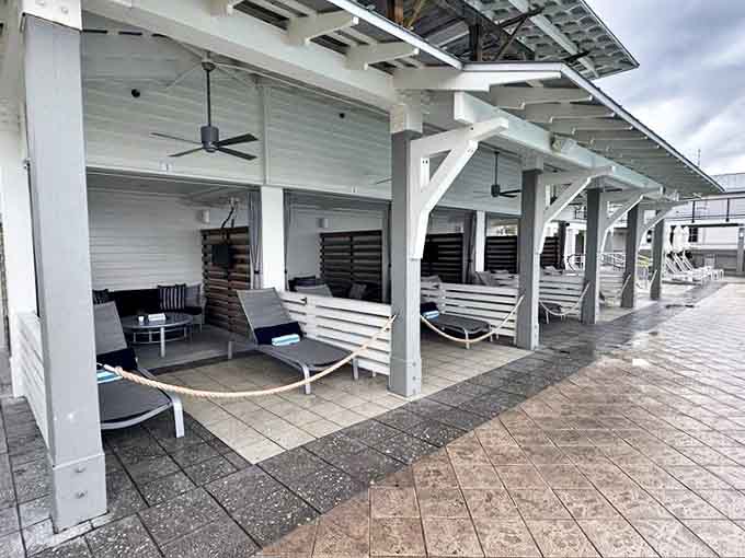 Private paradise: These beachside cabanas transform ordinary afternoons into luxurious escapes from everyday life.