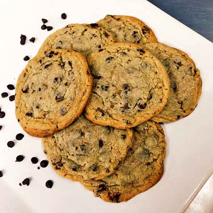 Chocolate Chip Cookies: These aren't just cookies &ndash; they're discs of comfort that somehow manage to be both crispy and chewy in perfect harmony.