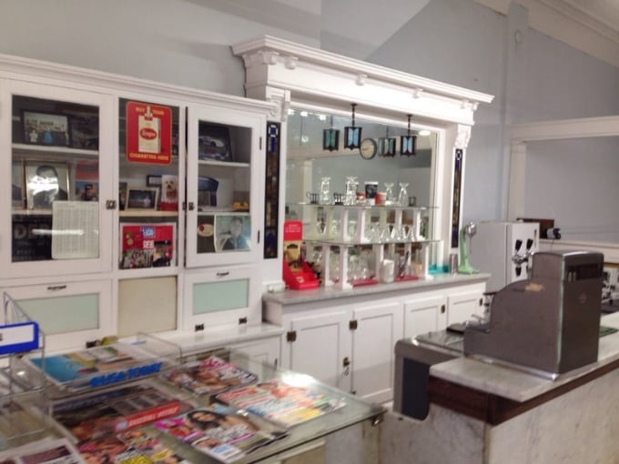 Vintage fixtures and modern treats create a charming time warp where yesterday's craftsmanship meets today's cravings.