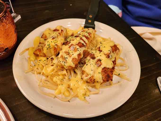 Pasta gets the treatment it deserves here, with generous portions and sauces that actually coat every strand like they should.