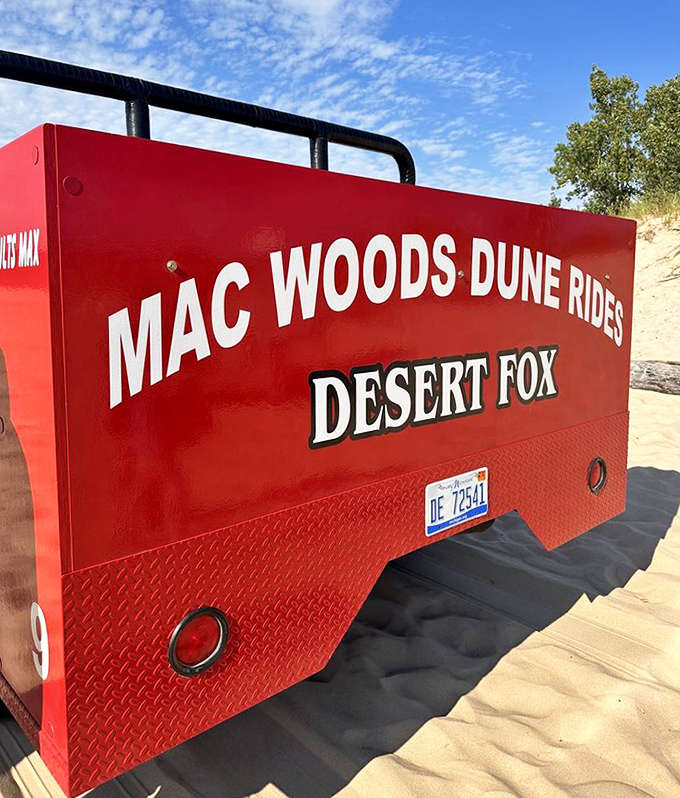 "Desert Fox" proudly displays its heritage – a badge of honor for a vehicle that's delivered more smiles than your average ice cream truck.