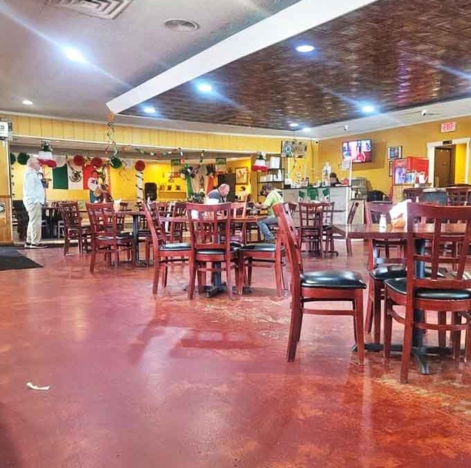The dining room where strangers become friends united by their shared love of exceptional Mexican food and endless chip baskets.