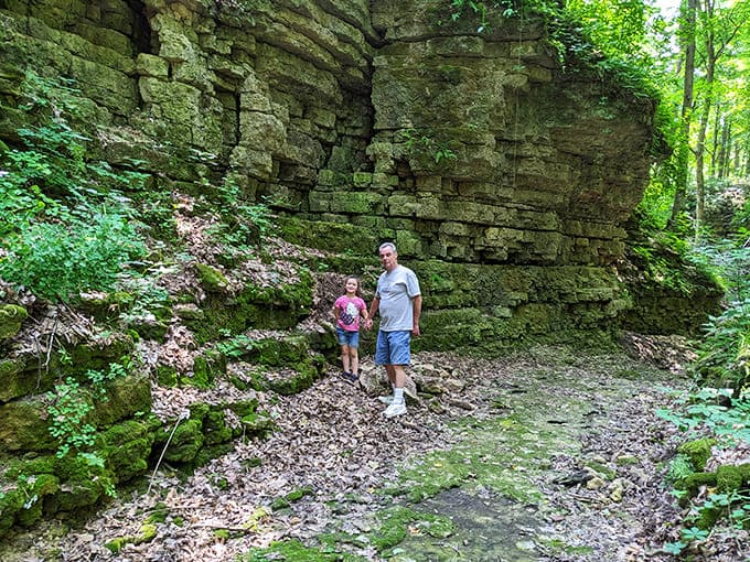 Exploring Lake Le-Aqua-Na's natural formations feels like discovering secrets that have been waiting millions of years for you to notice them.