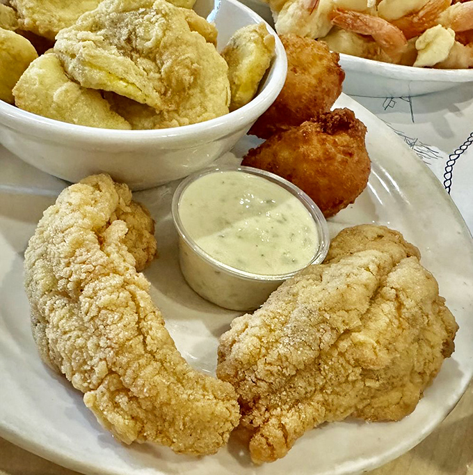 Crispy on the outside, tender within &ndash; this Southern classic gets the O'Steen's golden touch for a plate-licking good experience.