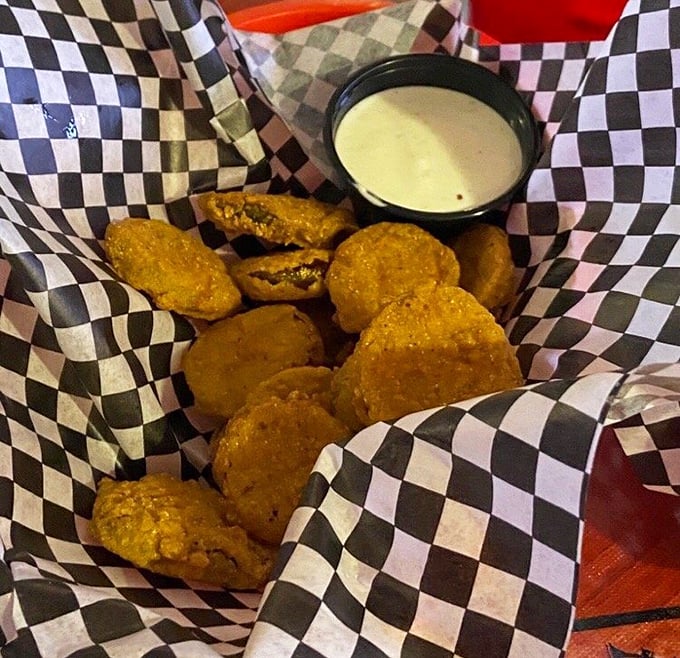 Crunchy, tangy, and utterly addictive &ndash; these deep-fried pickles provide the perfect acidic counterpoint to rich, cheesy pizza.