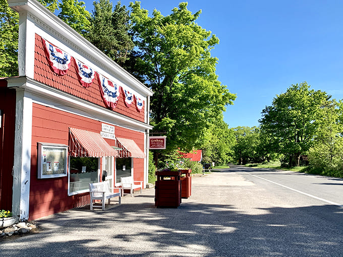 The Good Hart General Store welcomes weary travelers with the promise of homemade treats and local treasures worth the stop.
