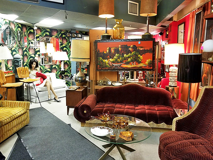 This isn't just a living room display &ndash; it's a stage set for your imaginary 1970s cocktail party.