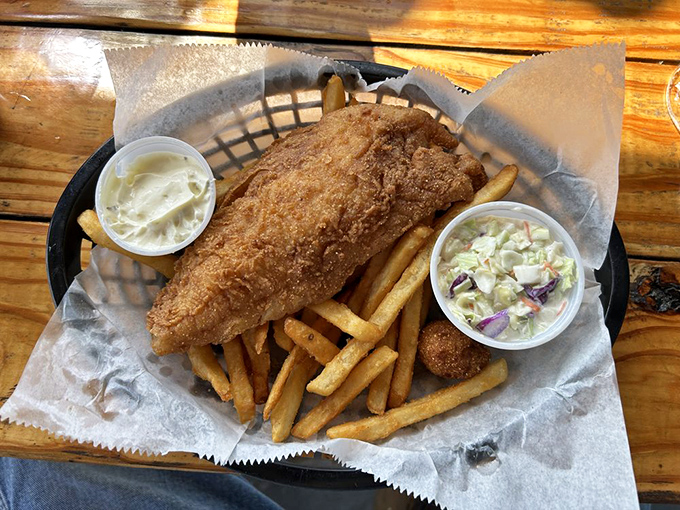That grouper sandwich isn't just lunch&mdash;it's a masterclass in seafood perfection. Crispy outside, flaky inside, completely irresistible.