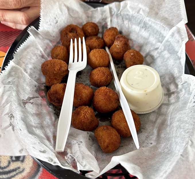 These aren't your average mushrooms &ndash; crispy, golden bites of earthy goodness that disappear faster than you can say "appetizer."