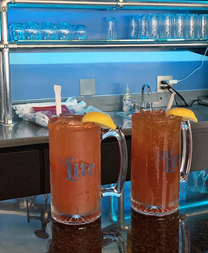 Frosty mugs rimmed with spices offer perfect relief from the Arizona heat &ndash; the ideal beverage after a close encounter with spicy food.