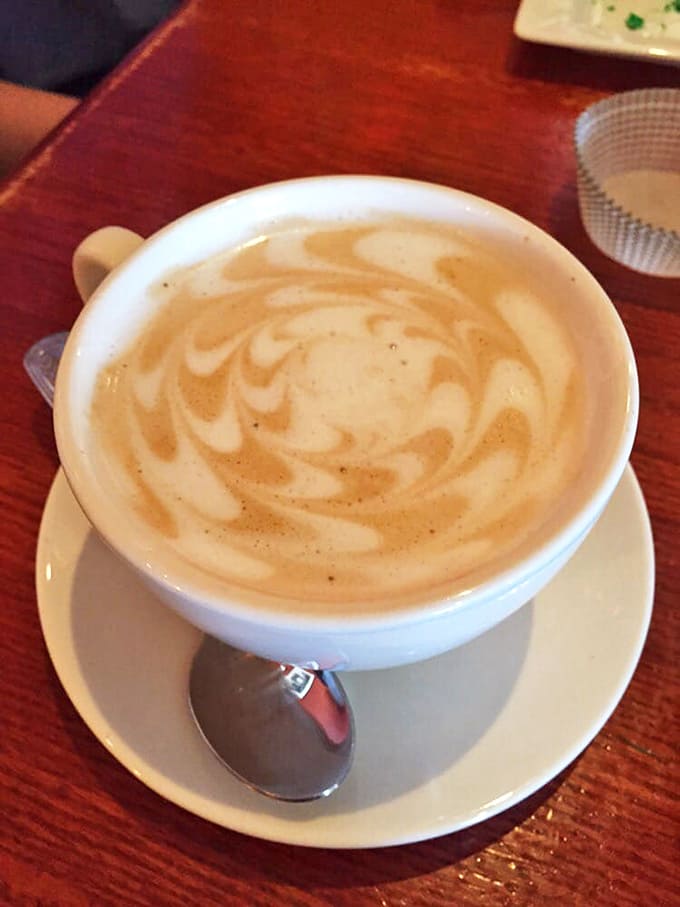 This isn't just coffee &ndash; it's liquid comfort art, with foam swirled into patterns that seem too pretty to disturb.