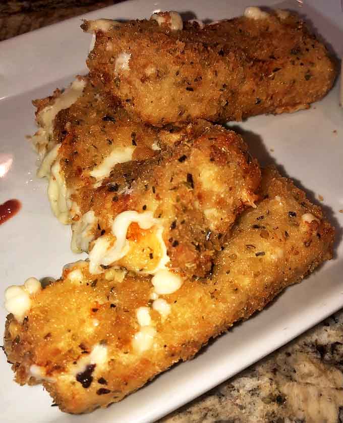 9. mozzarella logs