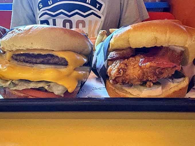 Sandwiches: A family of flavor bombs ready for their close-up – each sandwich representing a different path to the same destination: pure satisfaction.