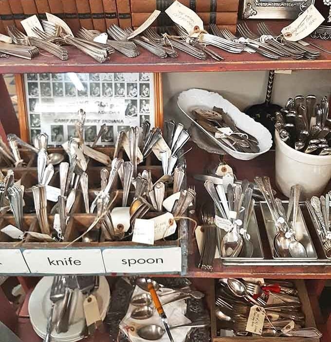 Silverware with patterns discontinued decades ago&mdash;each fork, knife, and spoon has already participated in countless family dinners and celebrations.
