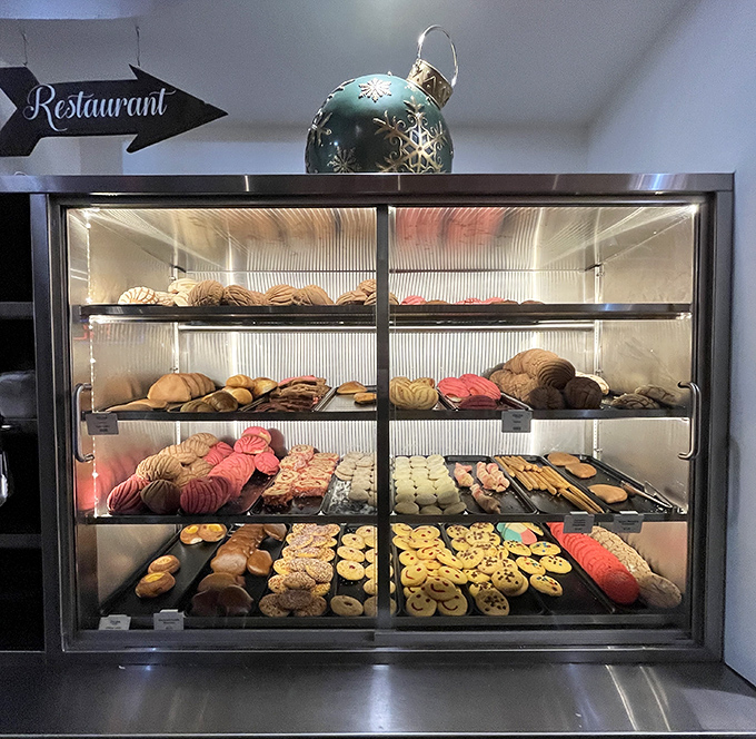 The pastry case &ndash; where willpower goes to die and "I'll just have one" becomes the day's biggest lie.