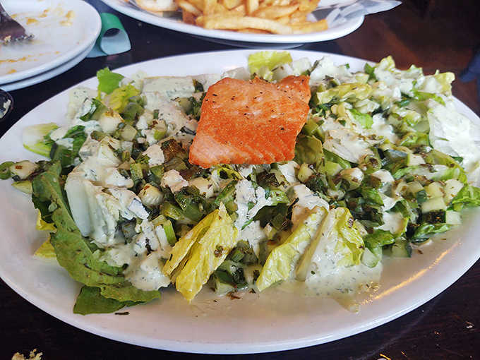 A fresh salad that doesn't feel like punishment &ndash; proof that even a burger joint can make vegetables taste like something you actually want to eat.
