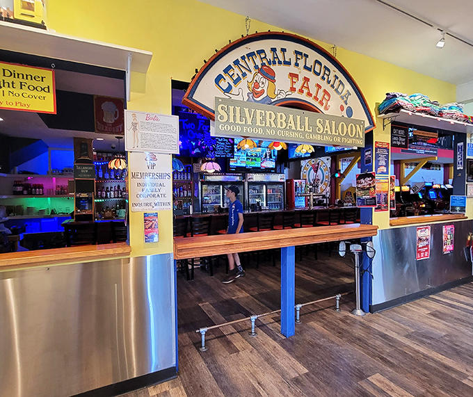 The perfect pit stop between gaming sessions – where adult beverages meet childlike wonder in a harmonious balance.