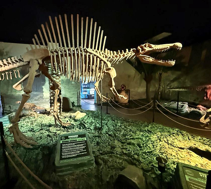 Interactive learning comes alive as visitors discover fascinating dinosaur facts through engaging, hands-on exhibits.