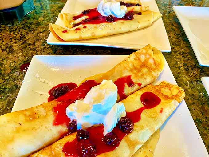 Swedish pancakes that make ordinary breakfast seem like a missed opportunity &ndash; delicate, berry-topped, and worthy of the calories you'll happily consume.